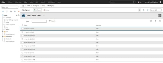 Using object groups in i-doit