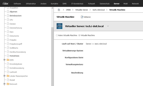 Server-Dokumentation mit i-doit