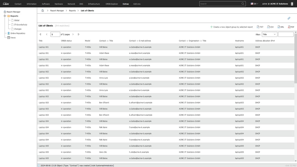 i-doit - Optimise IT documentation and infrastructure