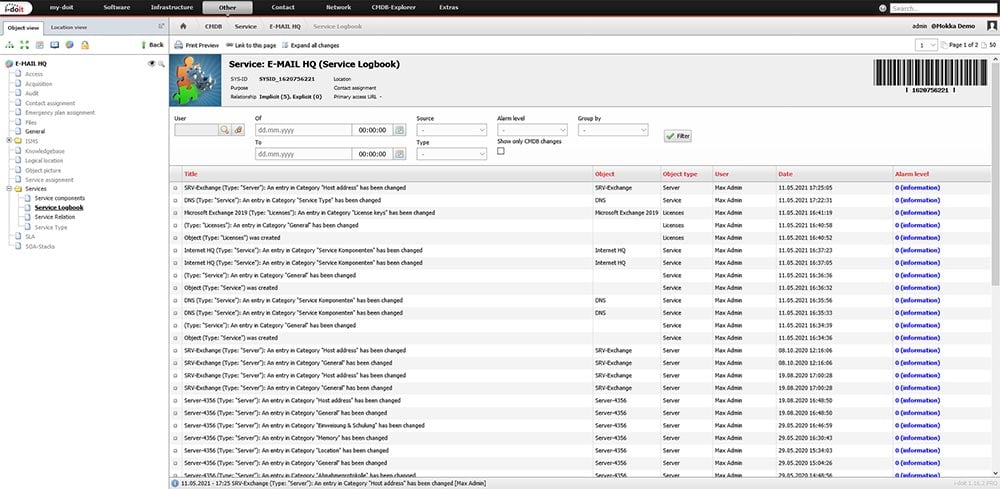 IT services with i-doit - Transparency in the IT infrastructure