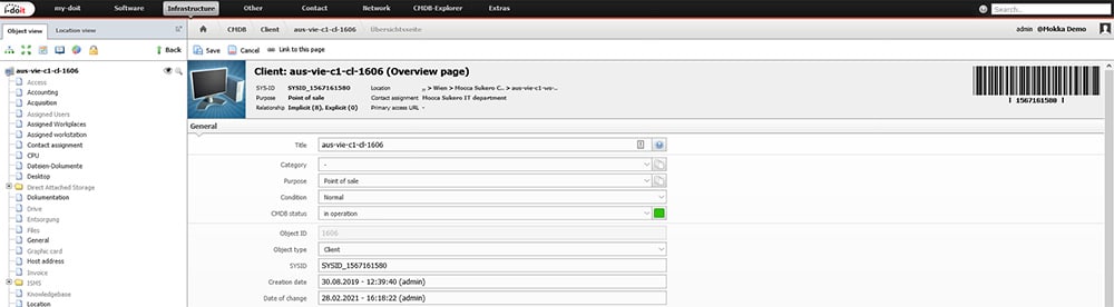 Inventory with QR codes